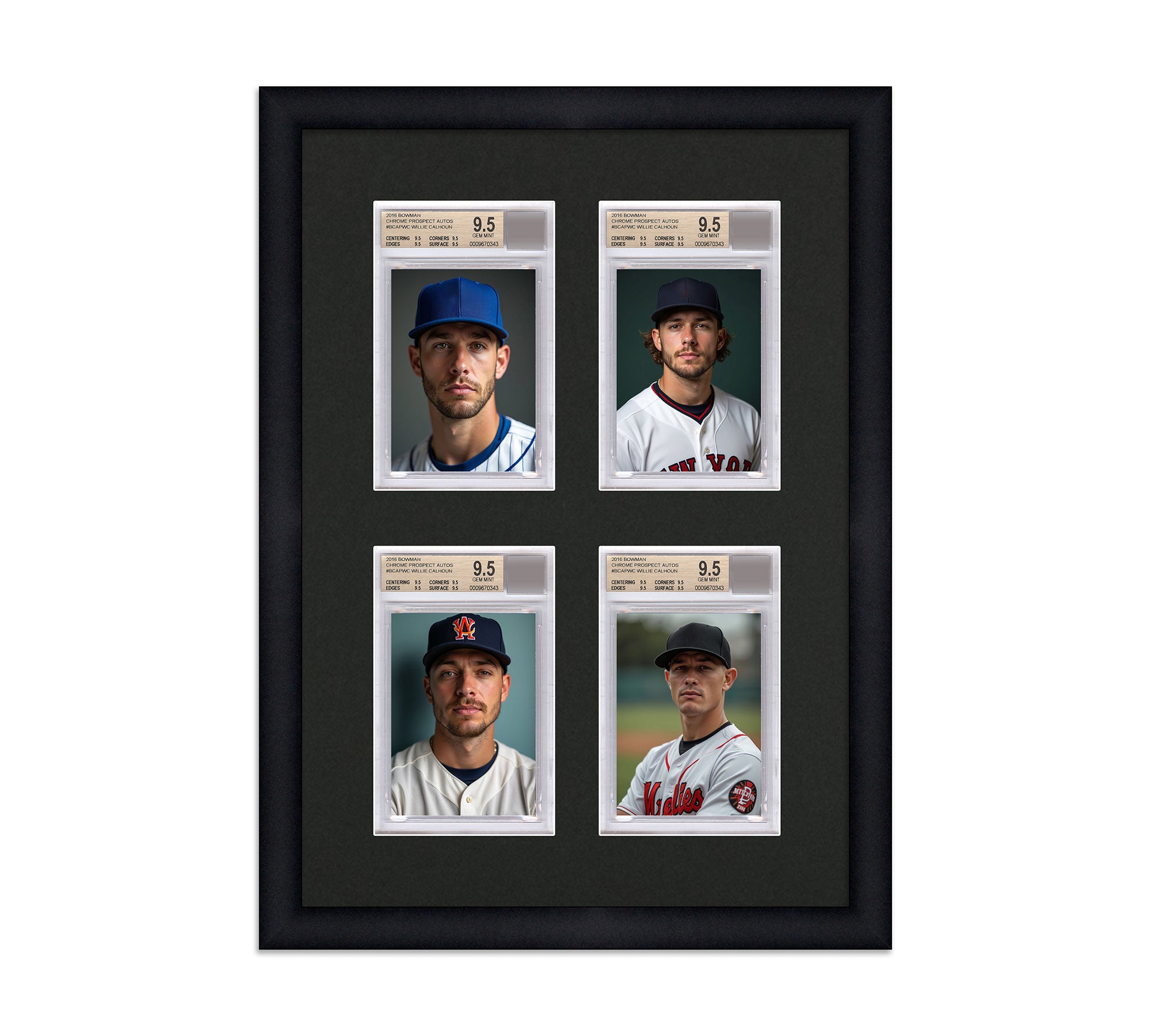 Card Frame Display - 4 Openings for BGS Graded Slabs – Card Frame Shop