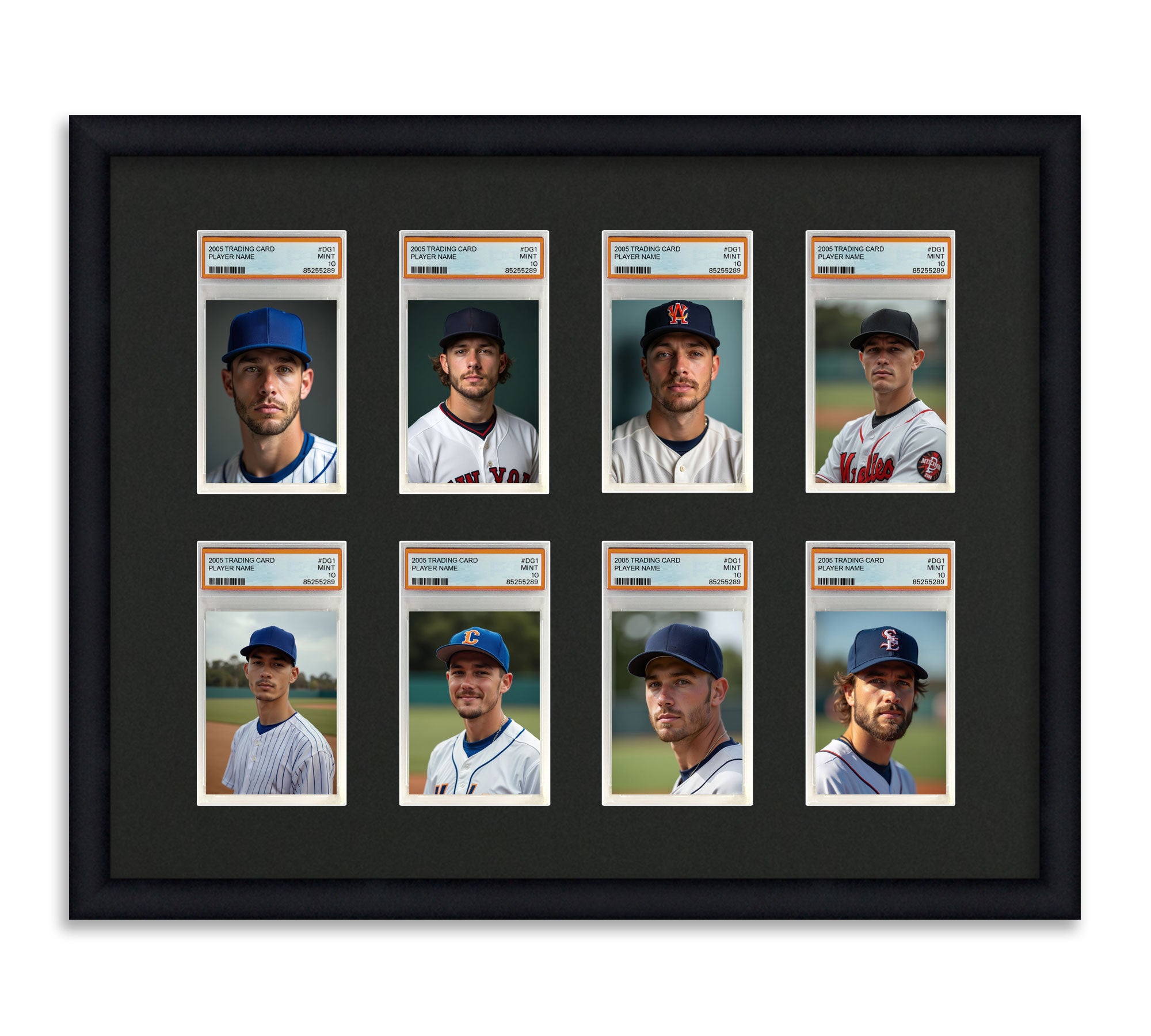 Card Frame Display - 8 Openings for PSA Graded Slabs – Card Frame Shop