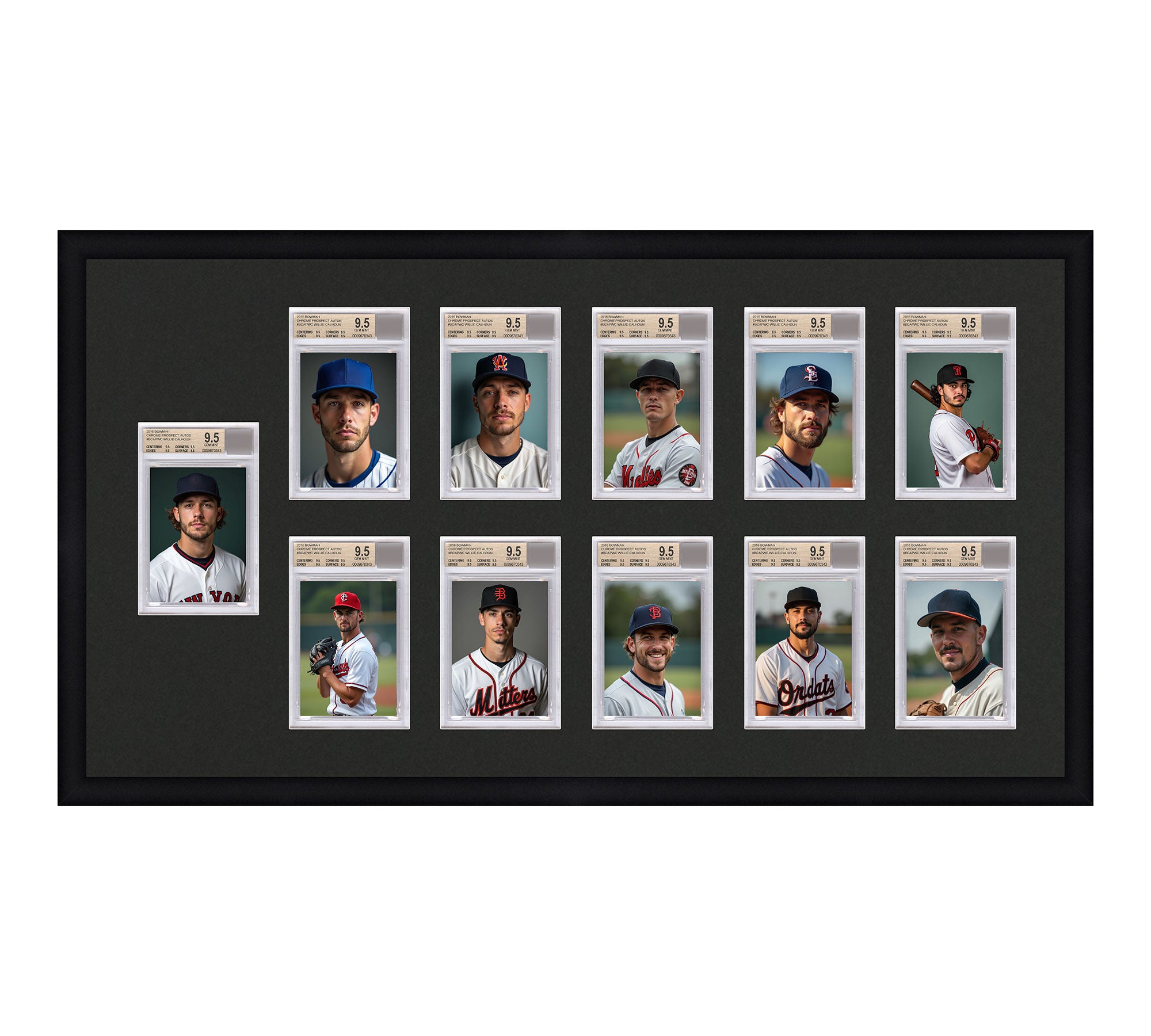 Card Frame Display - 11 Openings for BGS Graded Slabs – Card Frame Shop