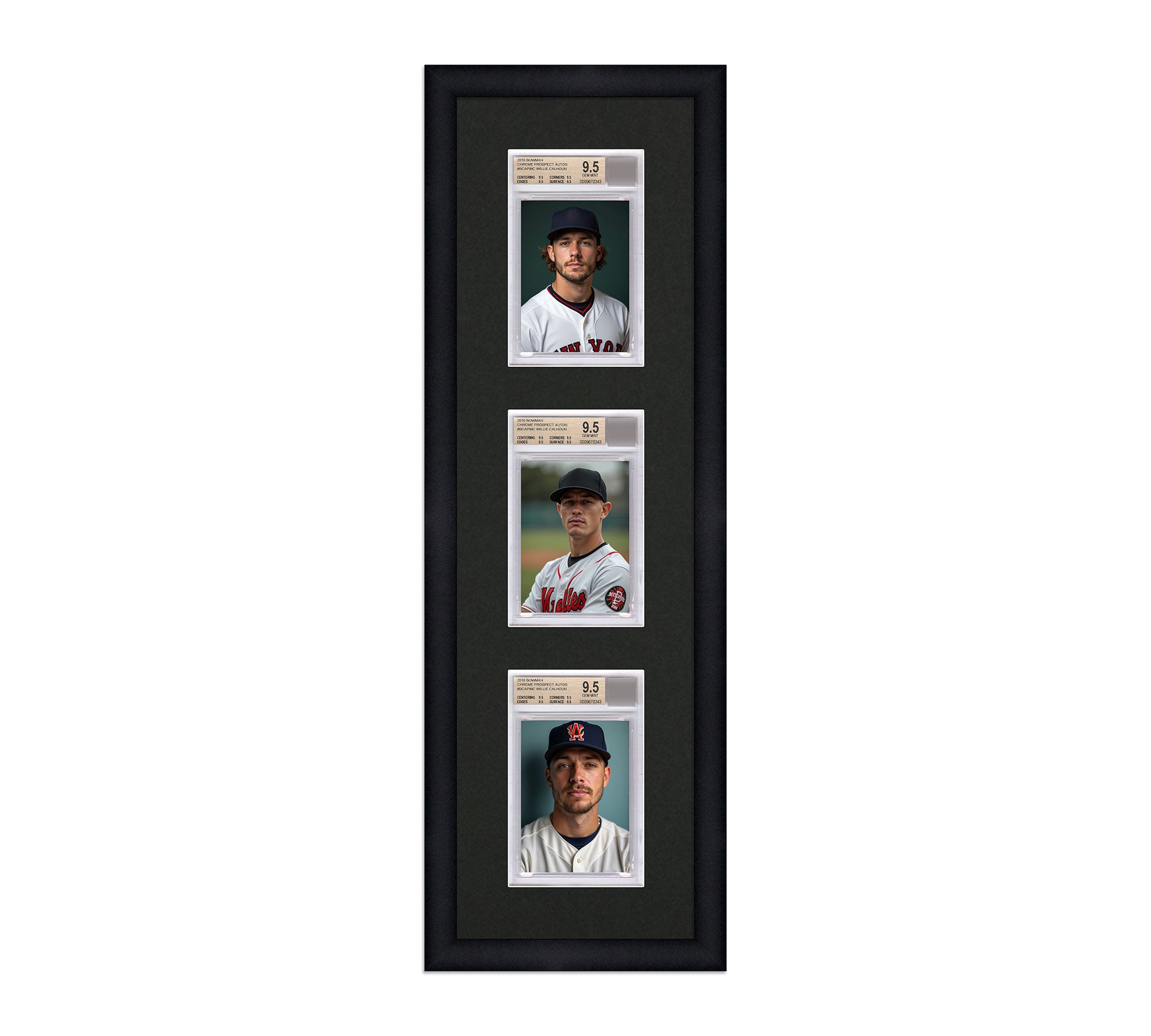 Card Frame Display - 3 Openings for BGS Graded Slabs – Card Frame Shop