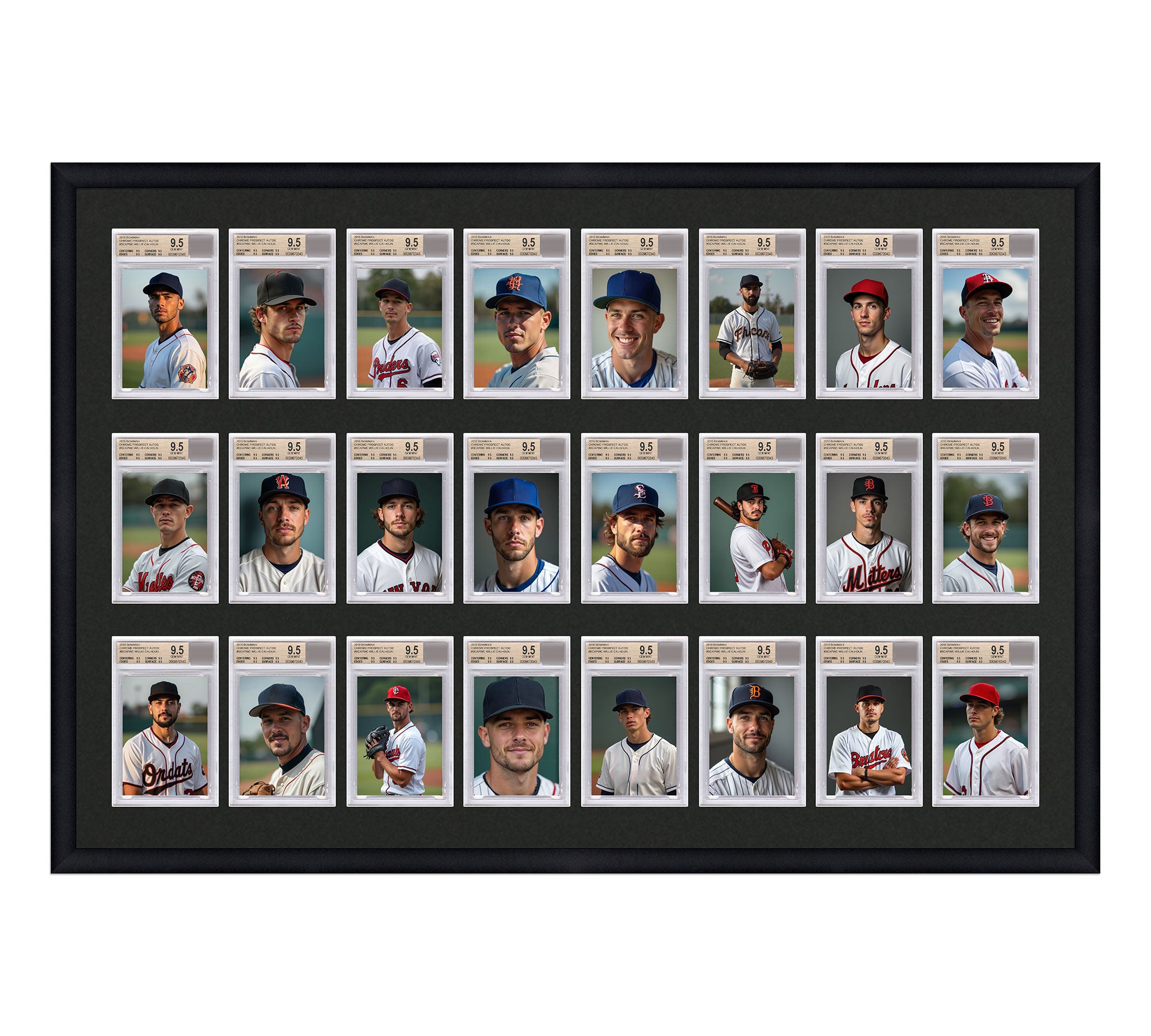 Card Frame Display - 24 Openings for BGS Graded Slabs – Card Frame Shop