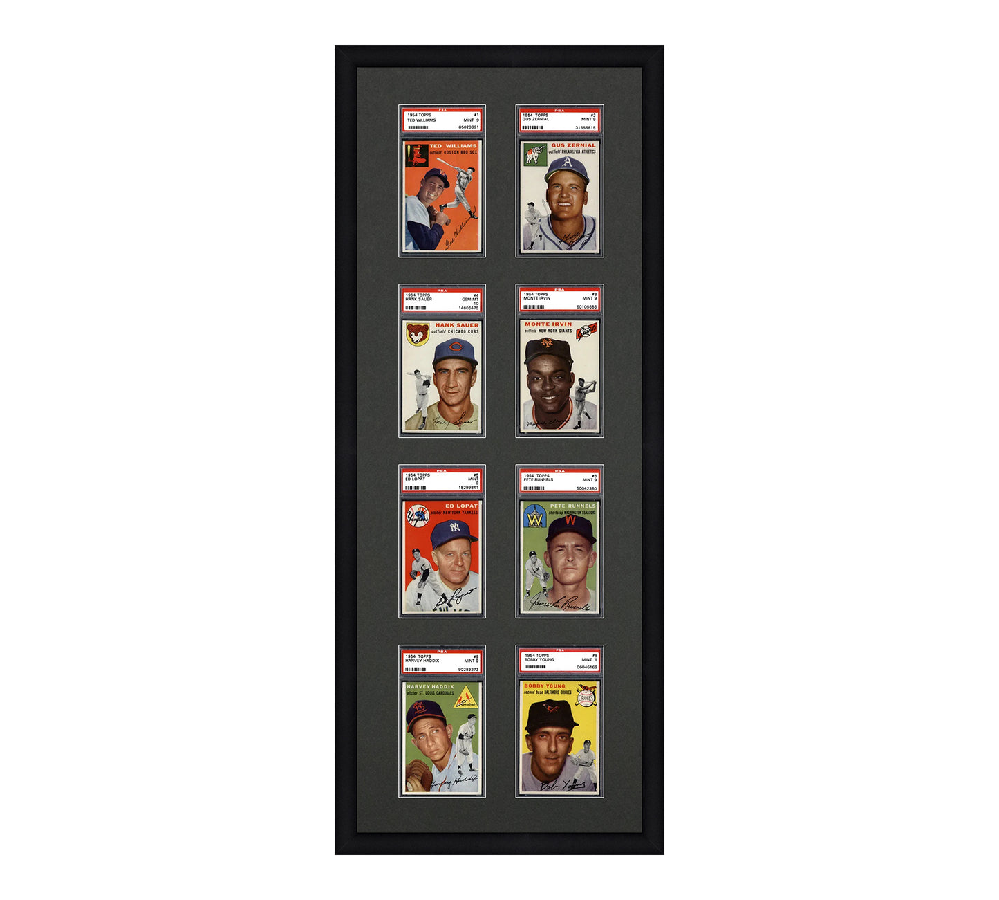 Card Frame Display - 8 Openings for PSA Graded Slabs – Card Frame Shop