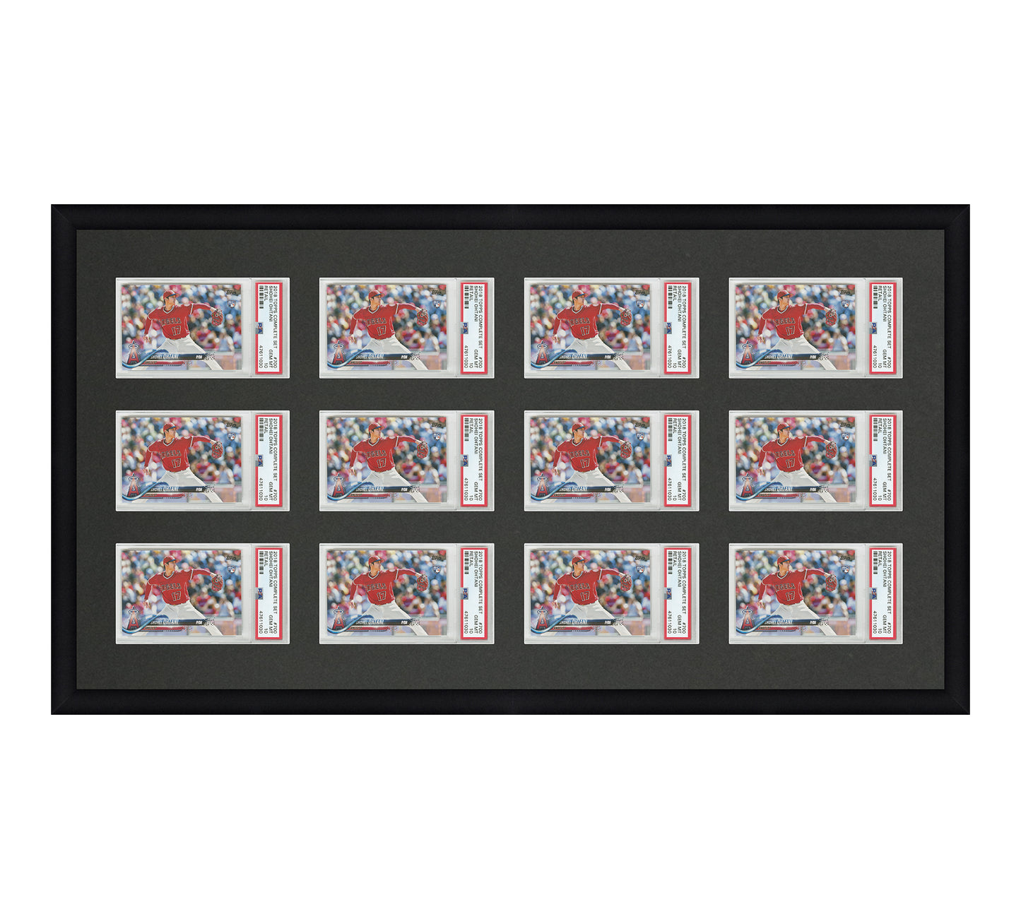 Card Frame Display - 12 Openings for PSA Graded Slabs – Card Frame Shop