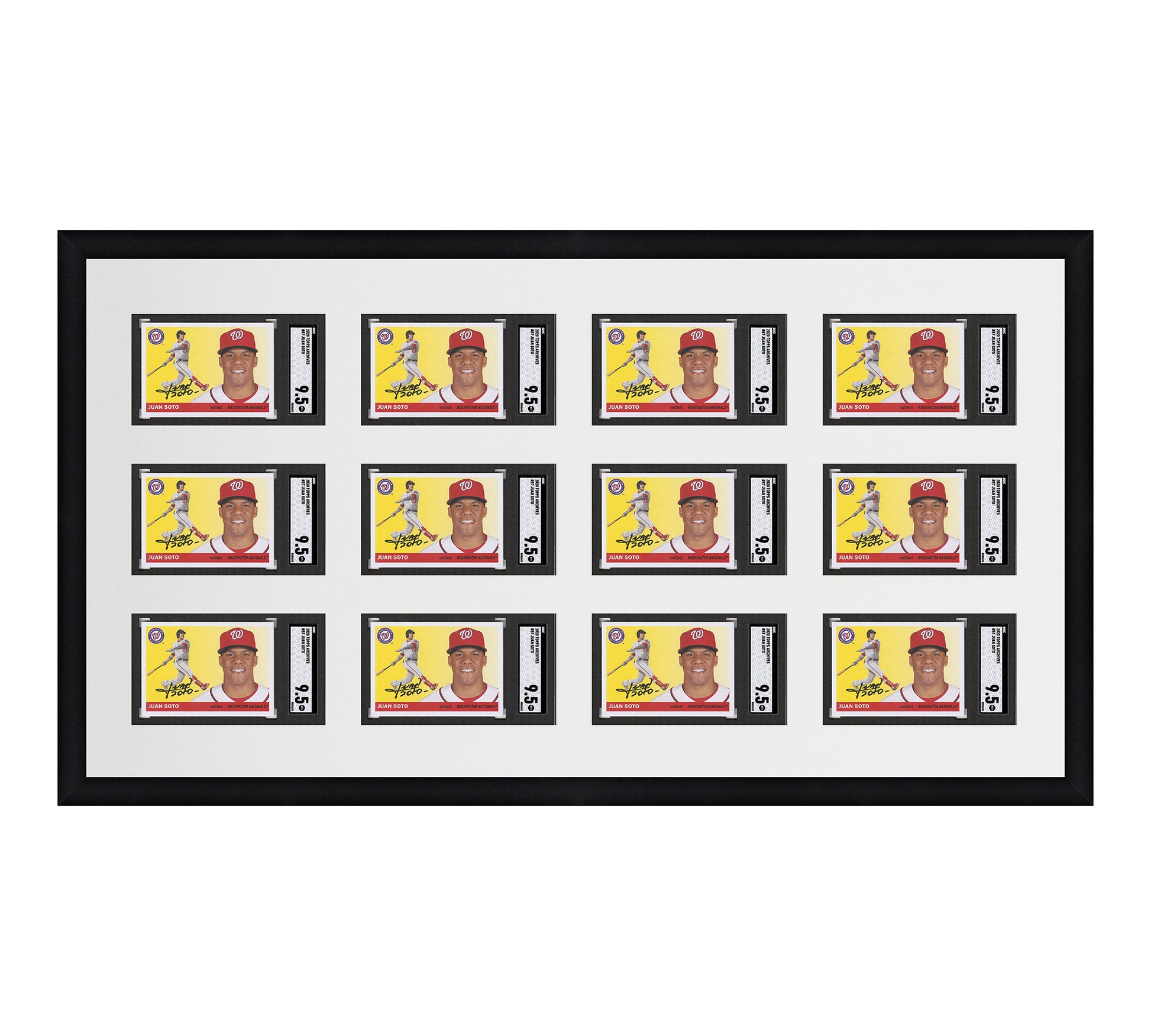 Card Frame Display - 12 Openings for SGC Graded Slabs – Card Frame Shop