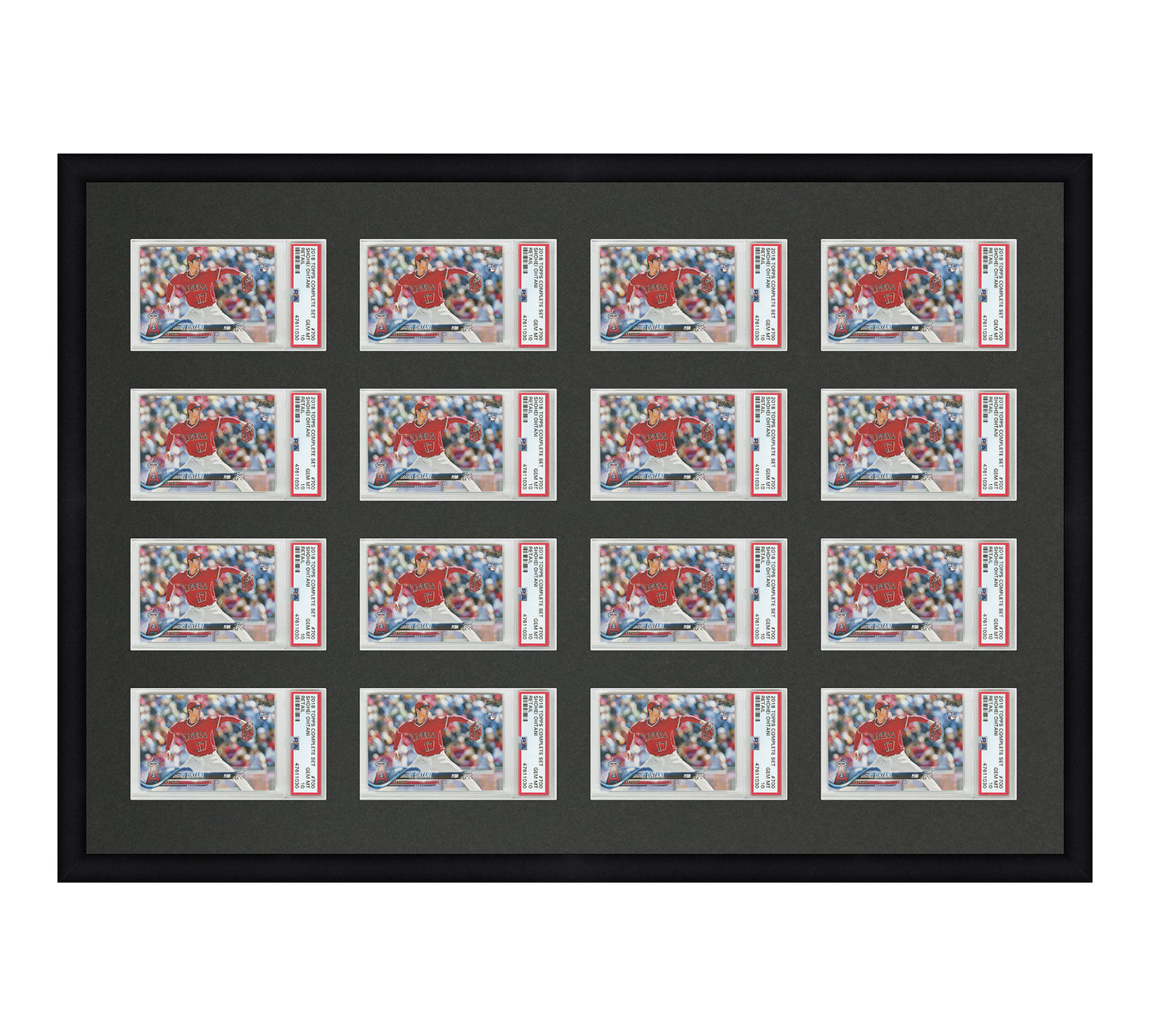 Card Frame Display - 16 Openings for PSA Graded Slabs – Card Frame Shop