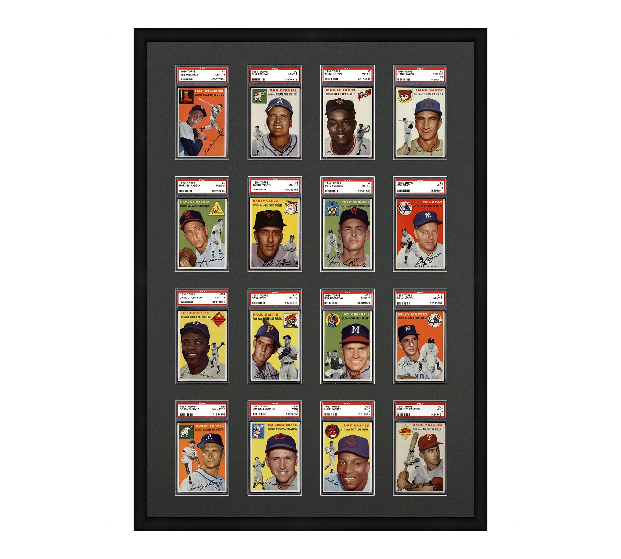 Card Frame Display - 16 Openings for PSA Graded Slabs – Card Frame Shop