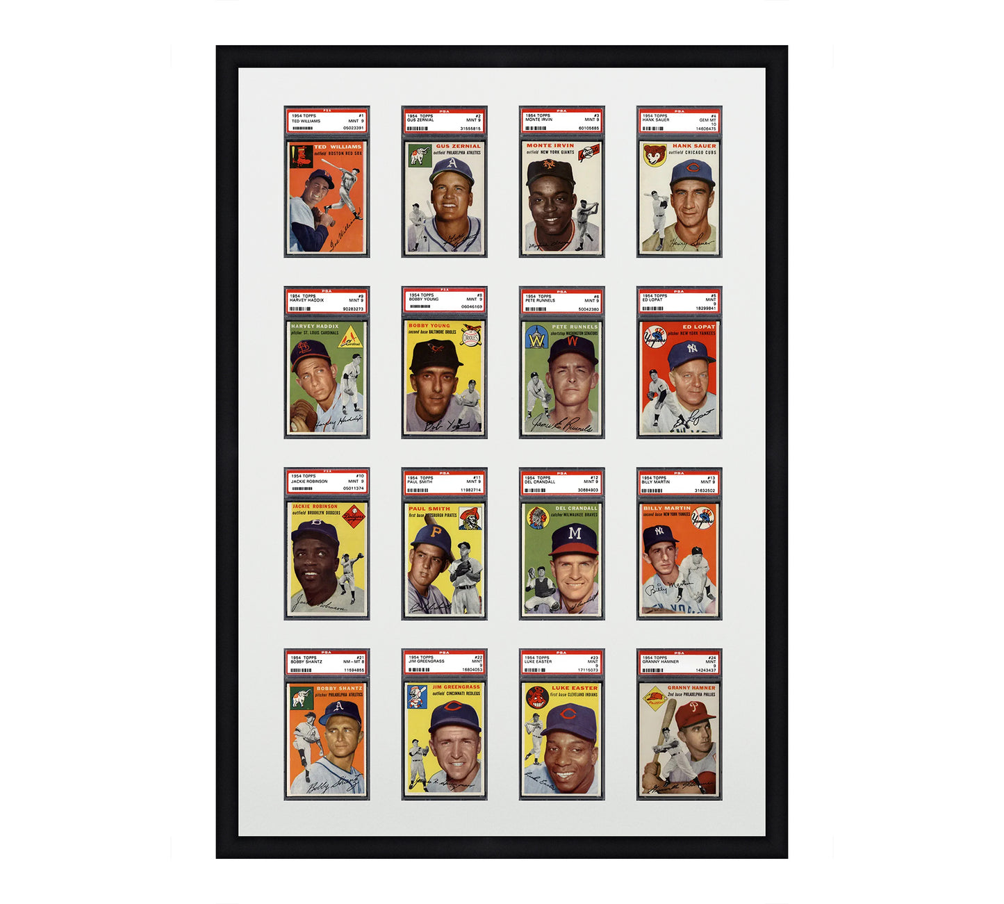 Card Frame Display - 16 Openings for PSA Graded Slabs – Card Frame Shop