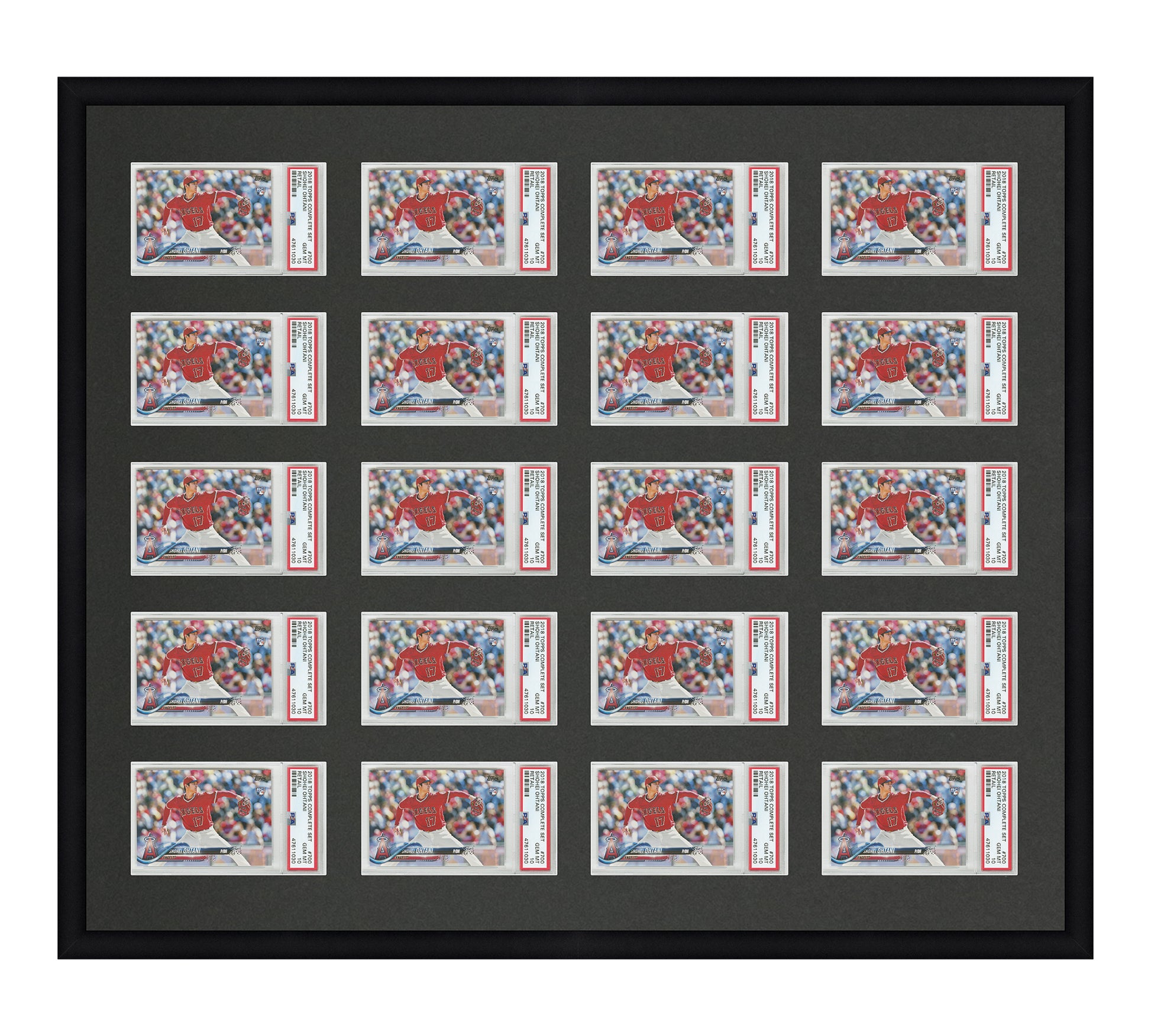 Card Frame Display - 20 Openings for PSA Graded Slabs – Card Frame Shop