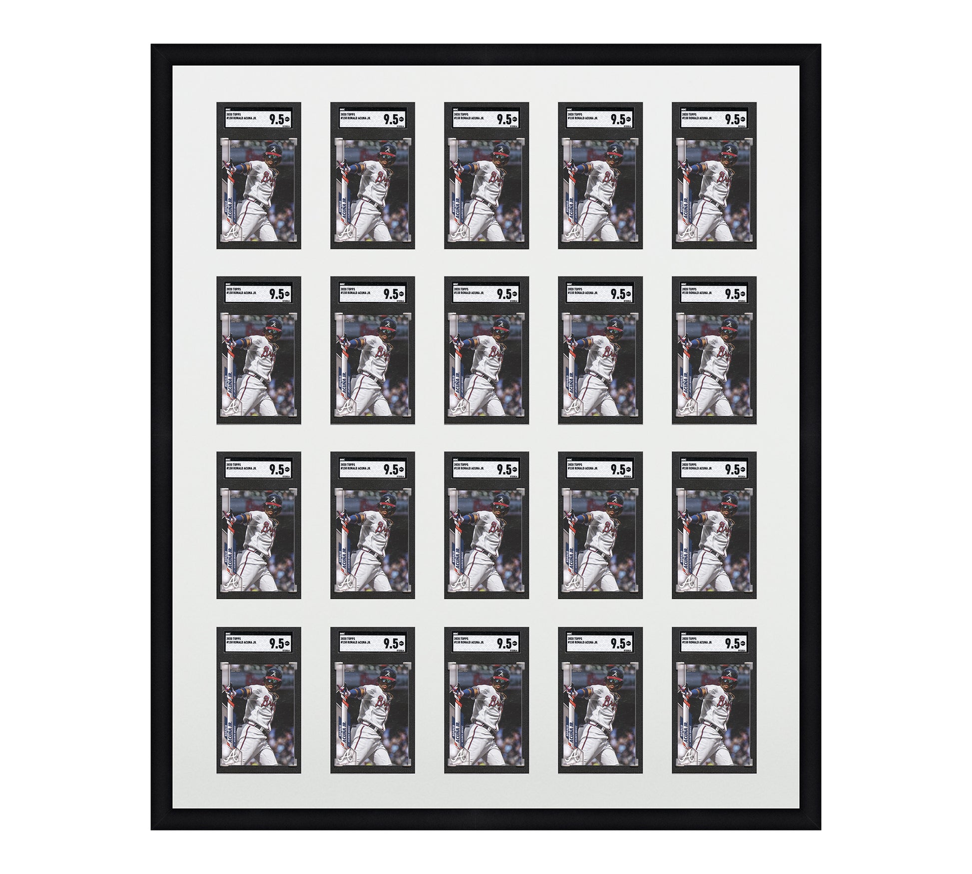 Card Frame Display - 20 Openings for SGC Graded Slabs – Card Frame Shop