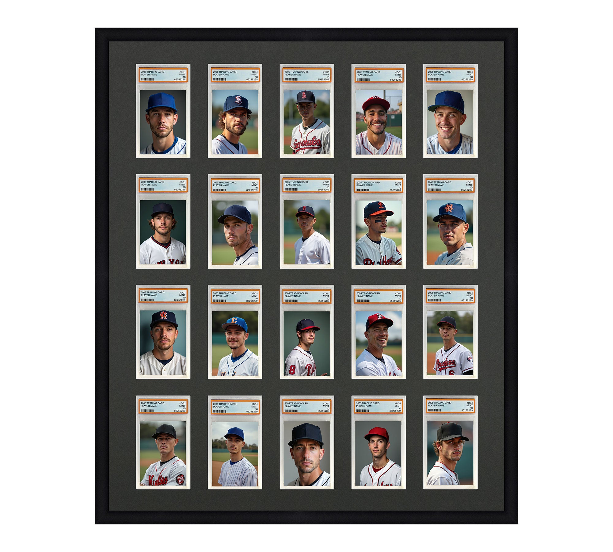 Card Frame Display - 20 Openings for PSA Graded Slabs – Card Frame Shop