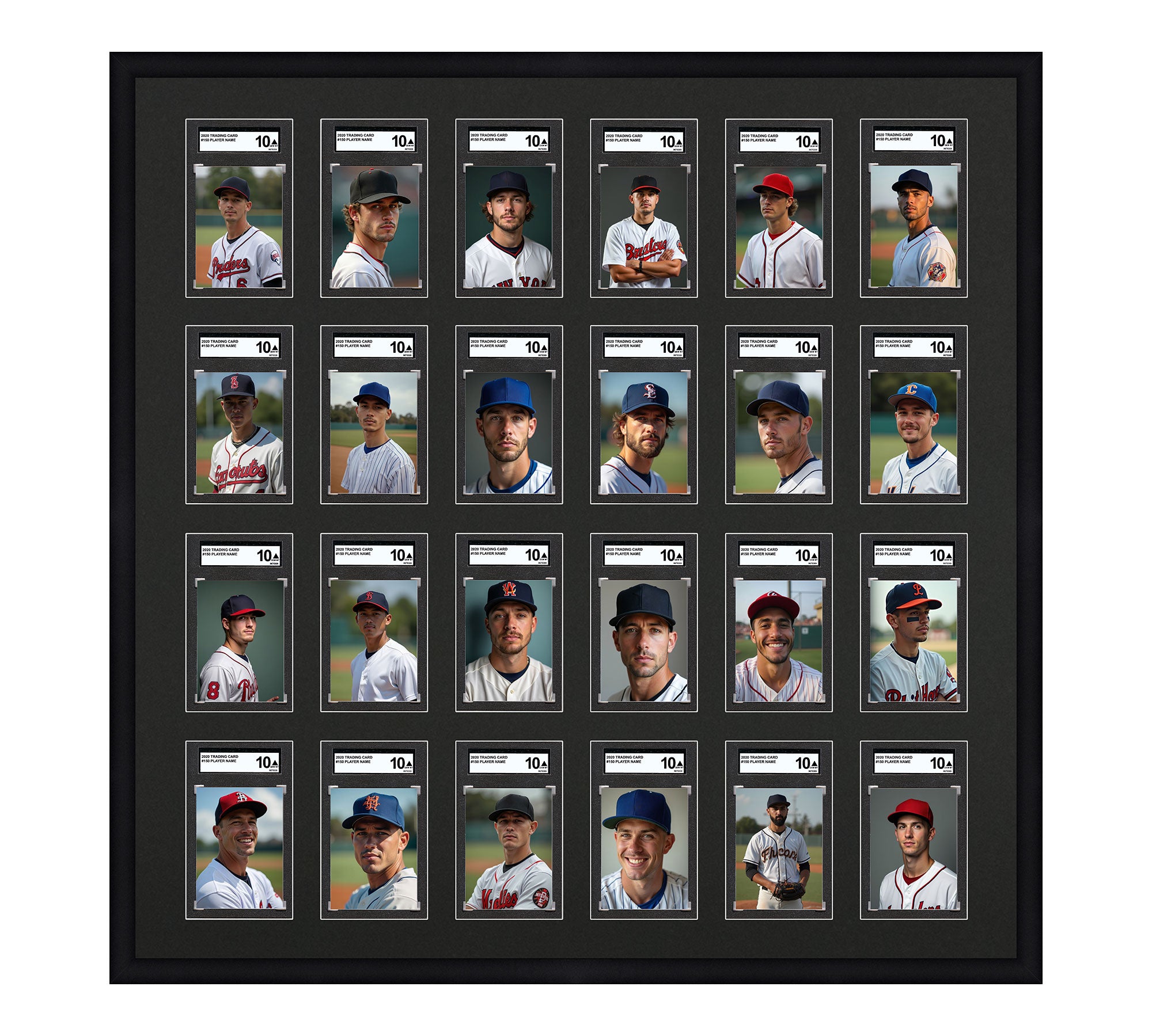 Card Frame Display - 24 Openings for SGC Graded Slabs – Card Frame Shop