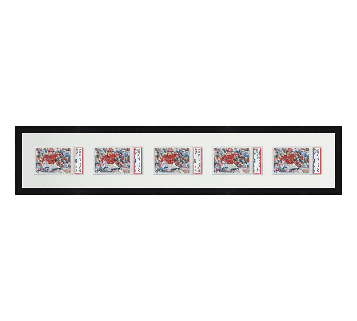 Card Frame Display - 5 Openings for PSA Graded Slabs – Card Frame Shop