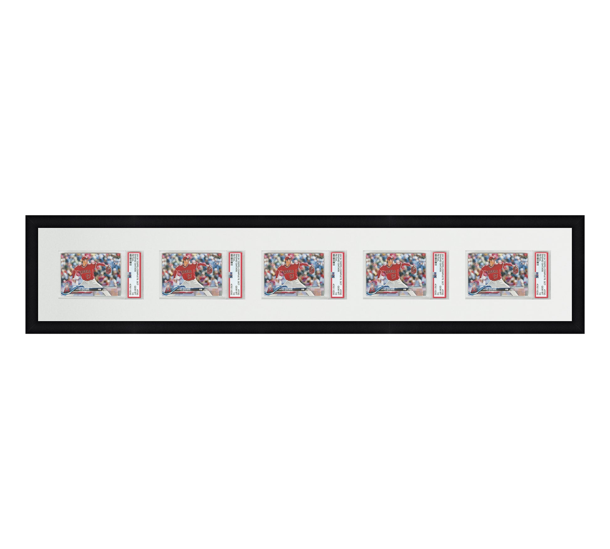 Card Frame Display - 5 Openings for PSA Graded Slabs – Card Frame Shop