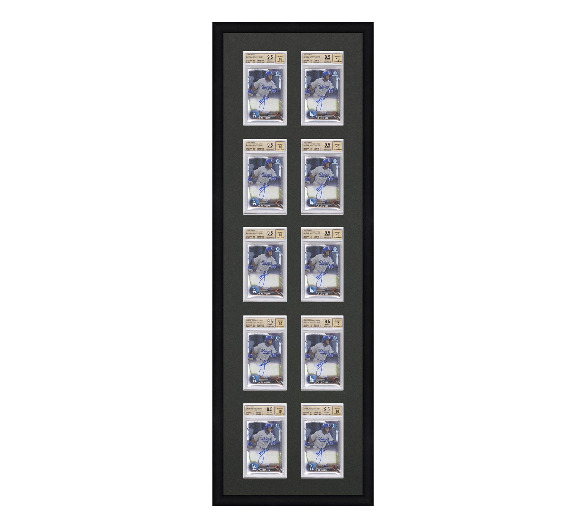 Card Frame Display - 10 Openings for BGS Graded Slabs – Card Frame Shop