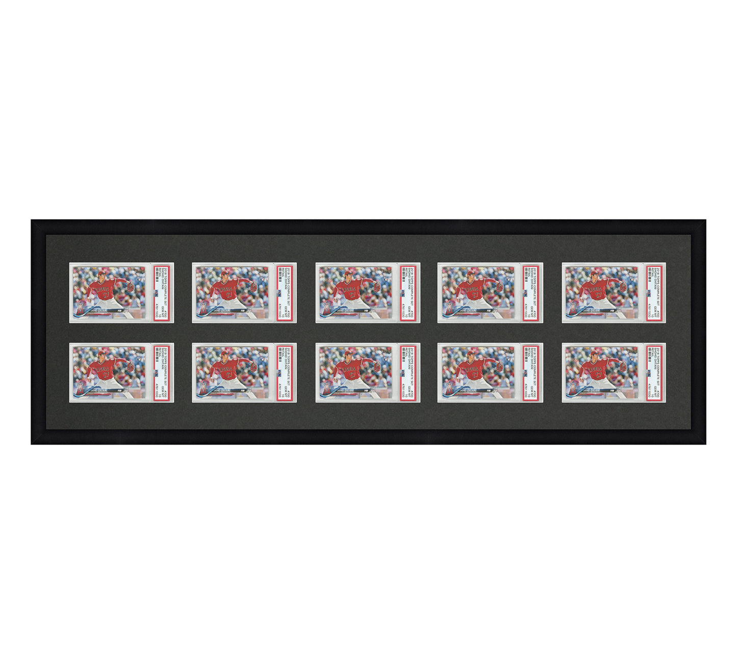 Card Frame Display - 10 Openings for PSA Graded Slabs – Card Frame Shop