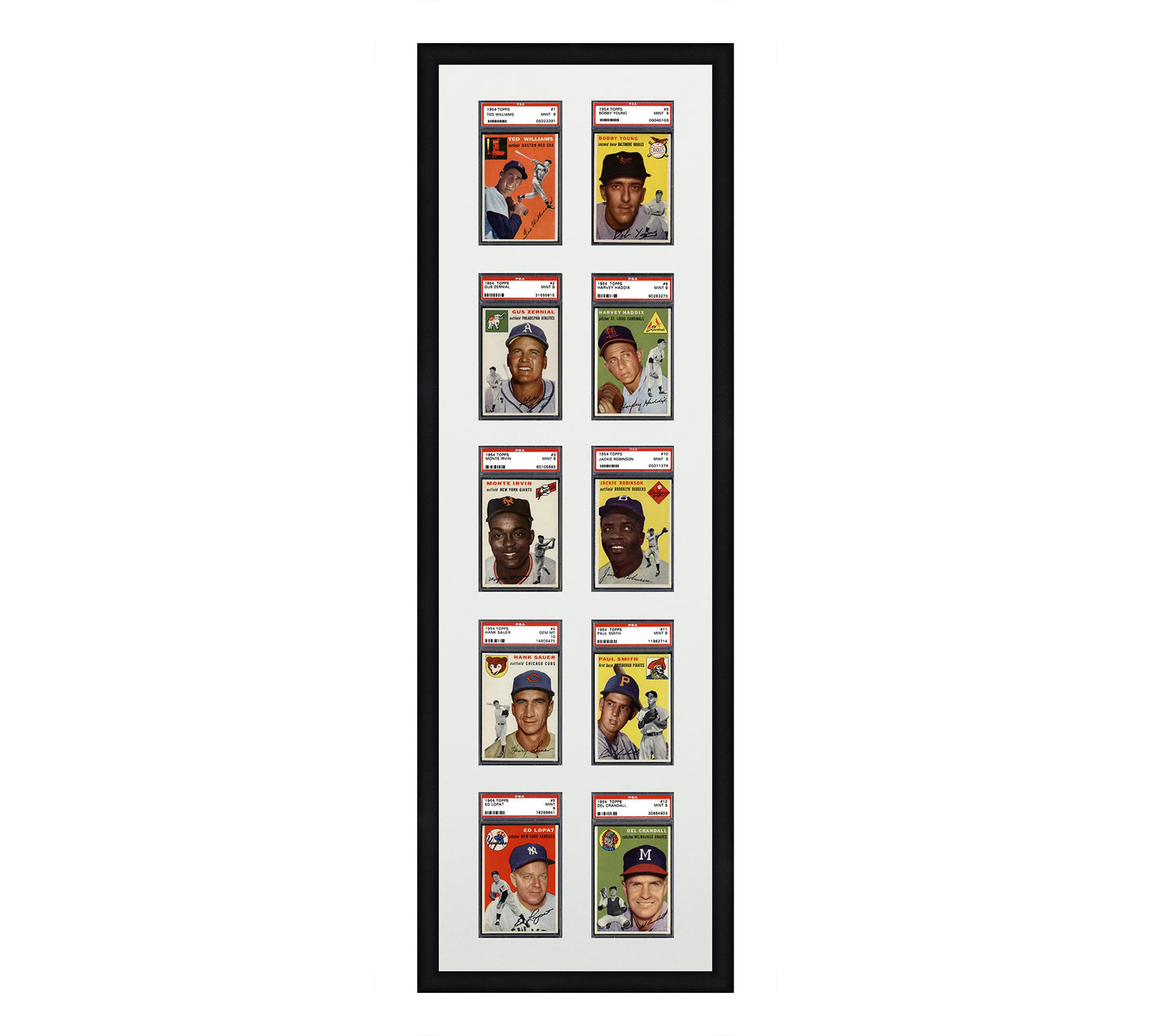 Card Frame Display - 10 Openings for PSA Graded Slabs – Card Frame Shop