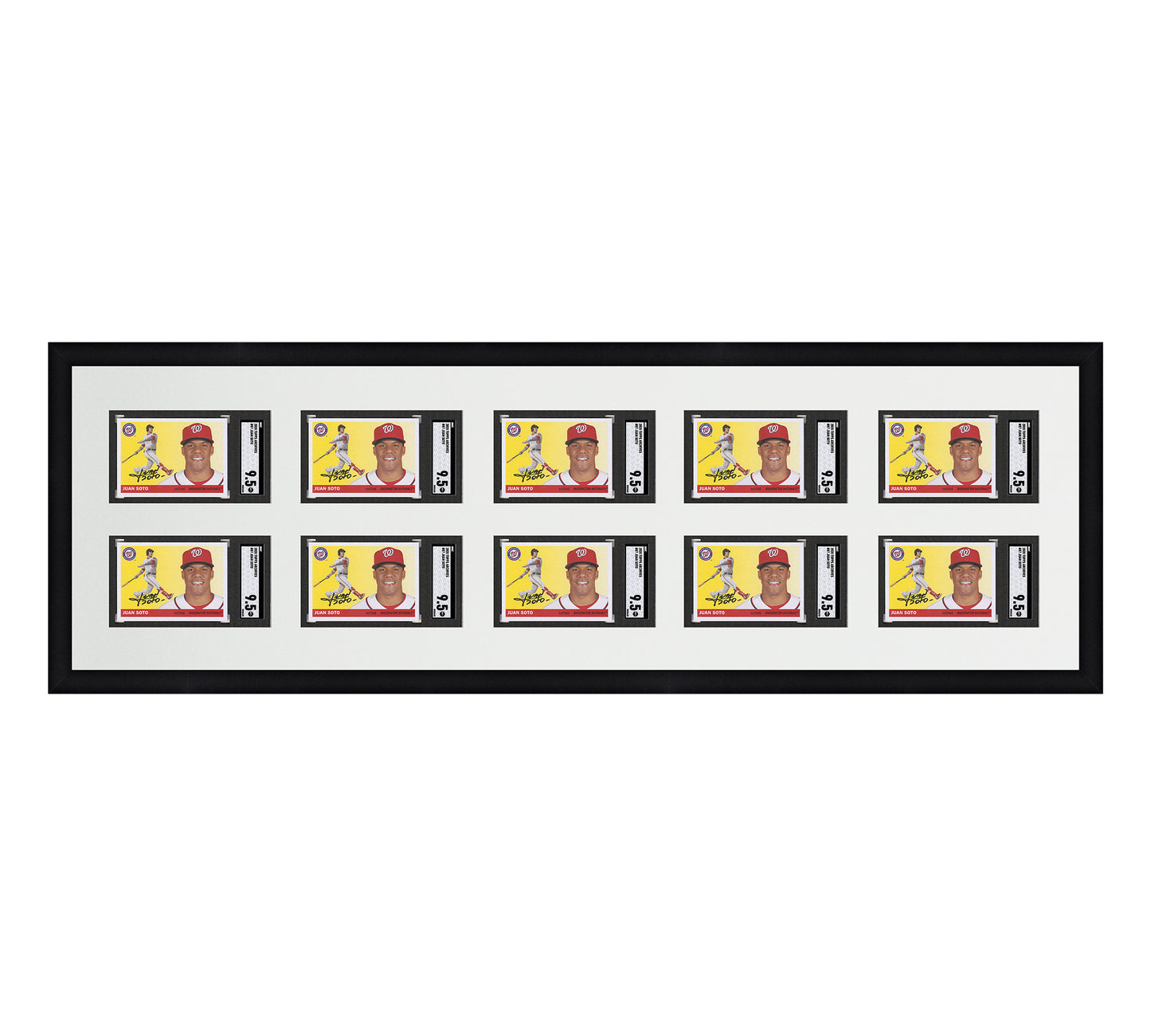 Card Frame Display - 10 Openings for SGC Graded Slabs – Card Frame Shop