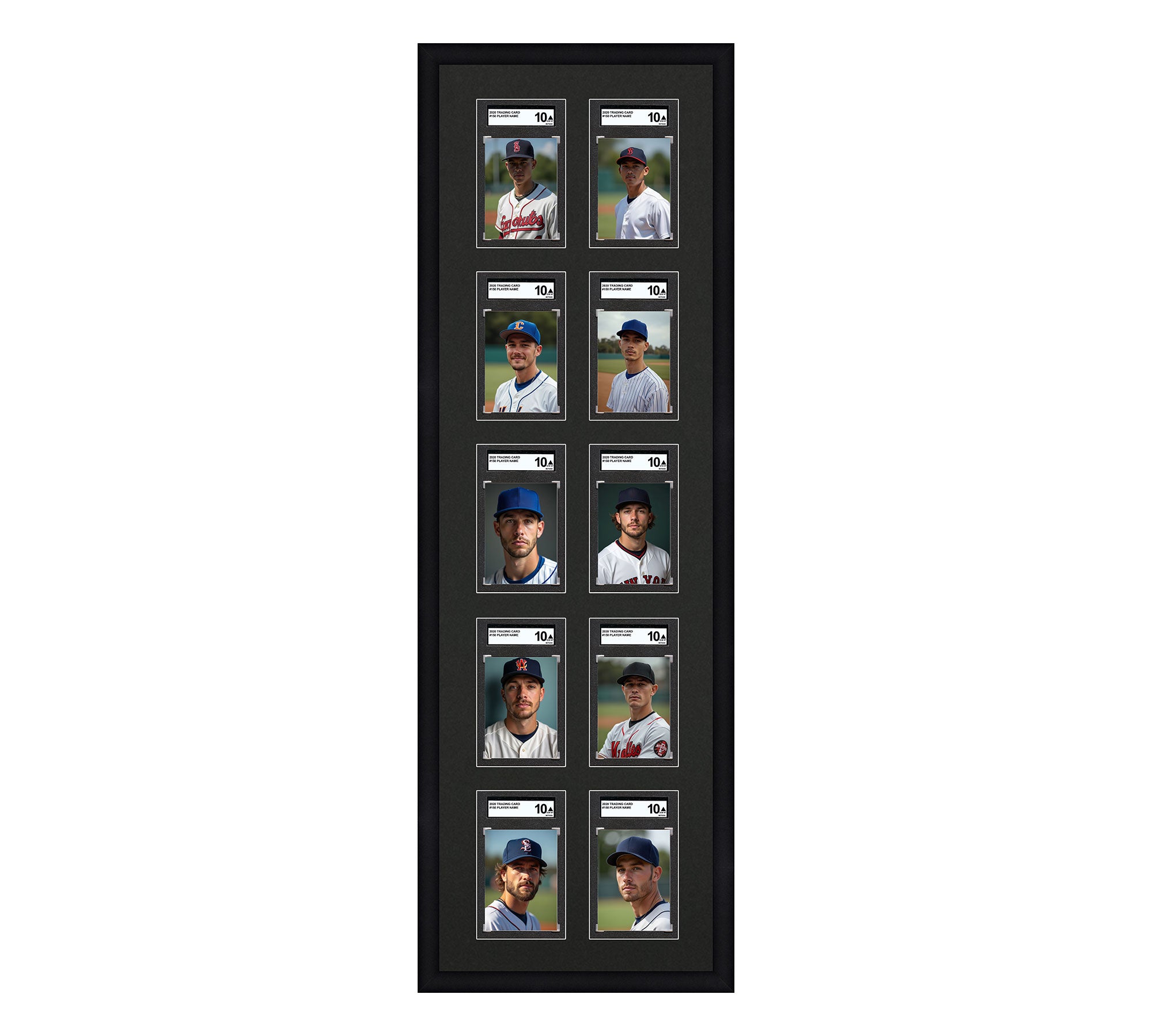 Card Frame Display - 10 Openings for SGC Graded Slabs – Card Frame Shop