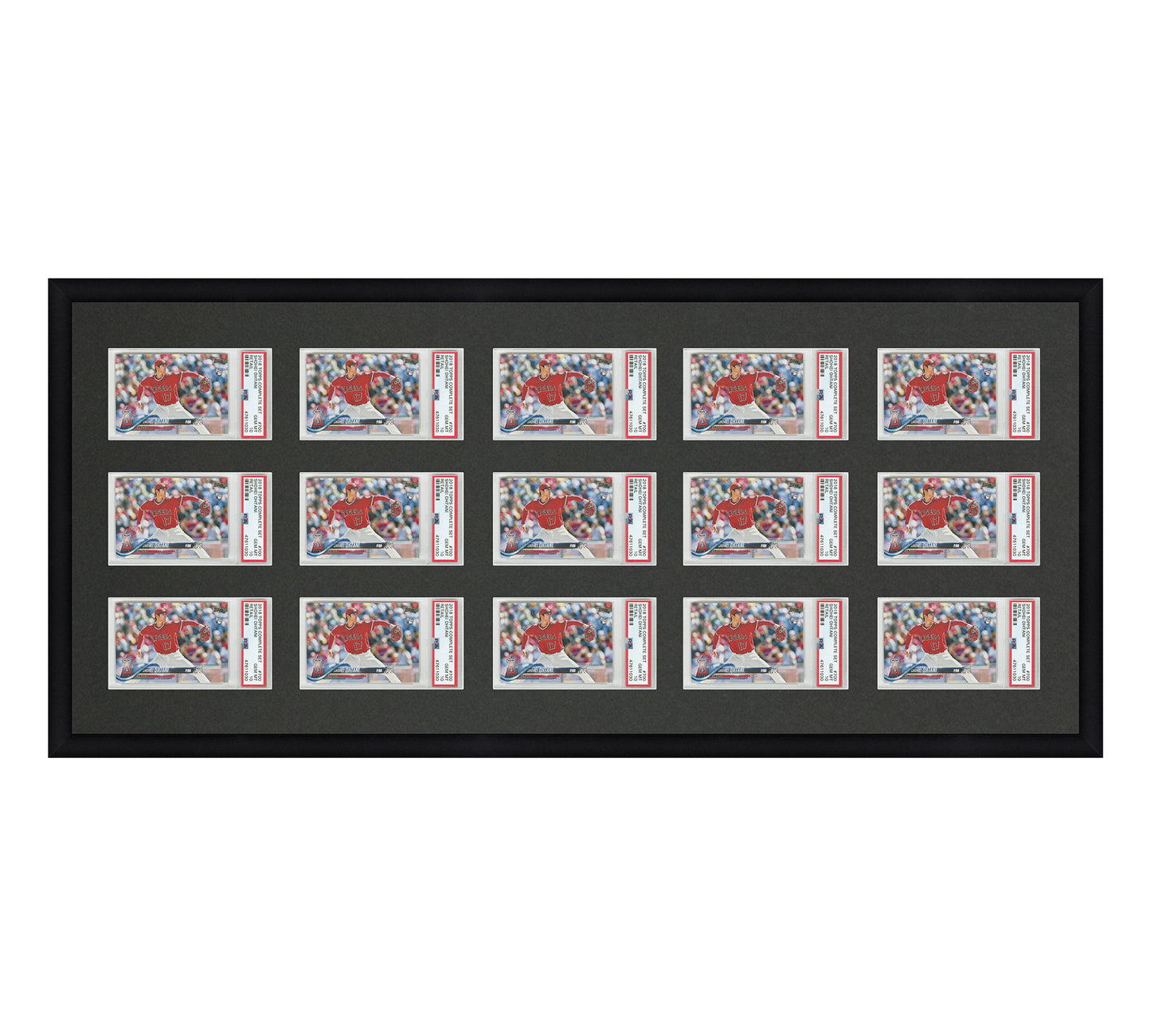 Card Frame Display - 15 Openings for PSA Graded Slabs – Card Frame Shop