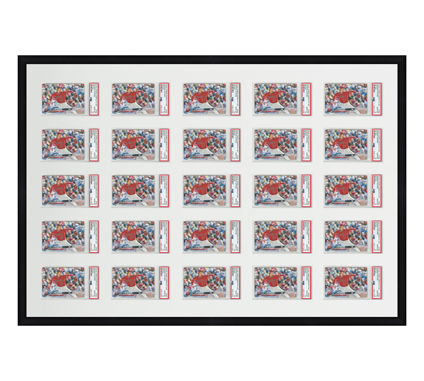 Card Frame Display - 25 Openings for PSA Graded Slabs – Card Frame Shop