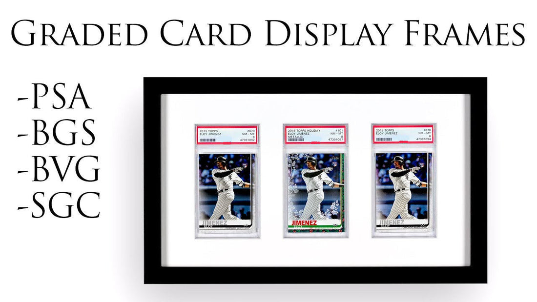 Card frame displays to show your sports card and pokemon collections ...