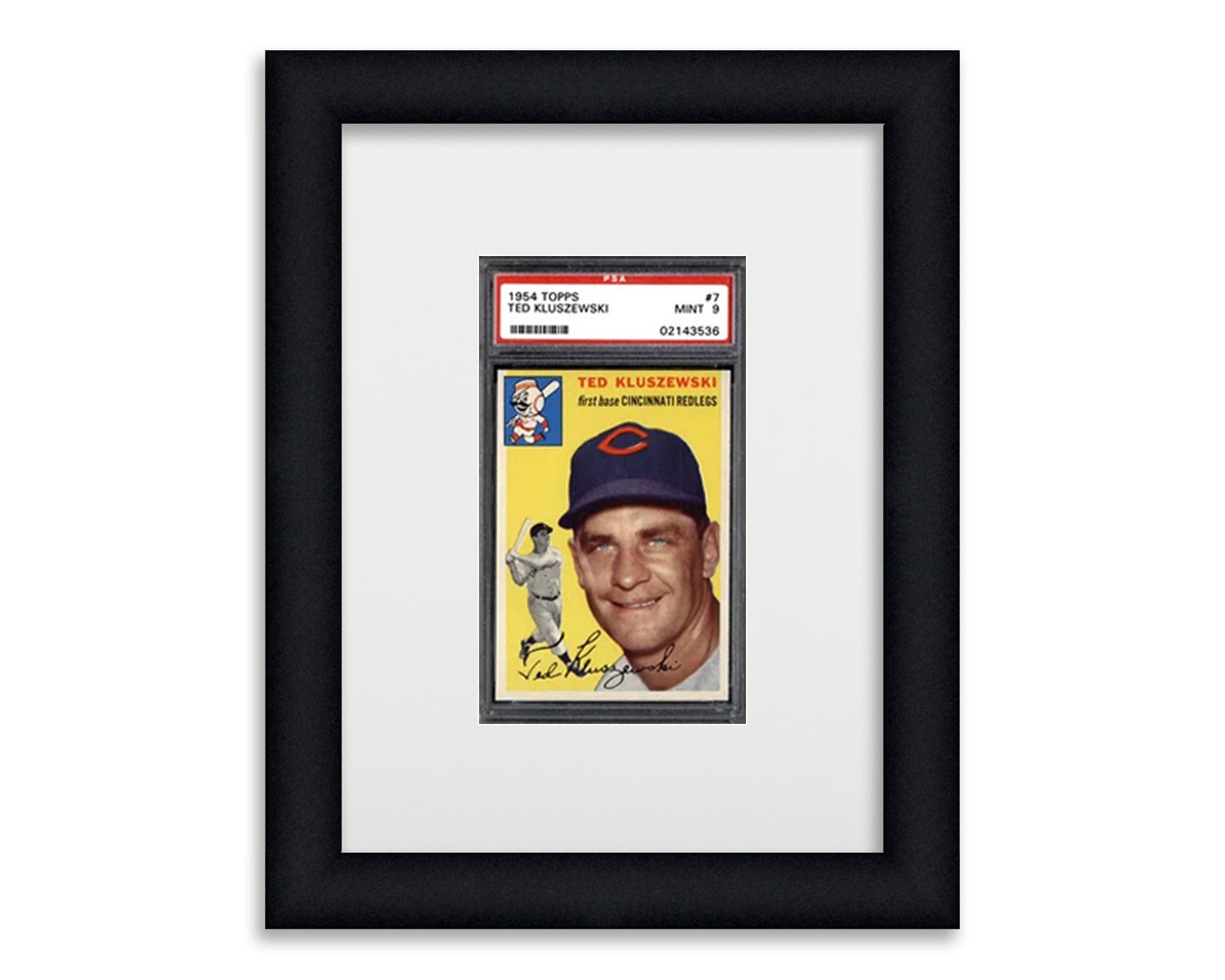 Framed Card Display - 1 Opening for a PSA Graded Slab – Card Frame Shop