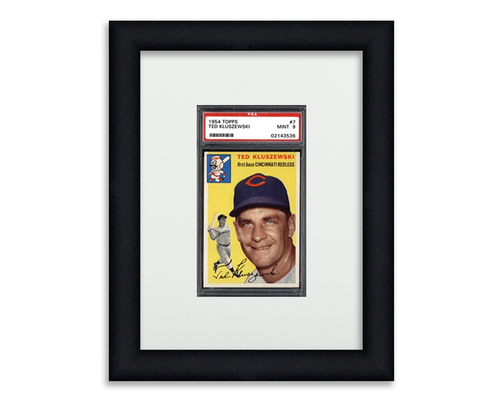 Framed Card Display - 1 Opening for a PSA Graded Slab – Card Frame Shop