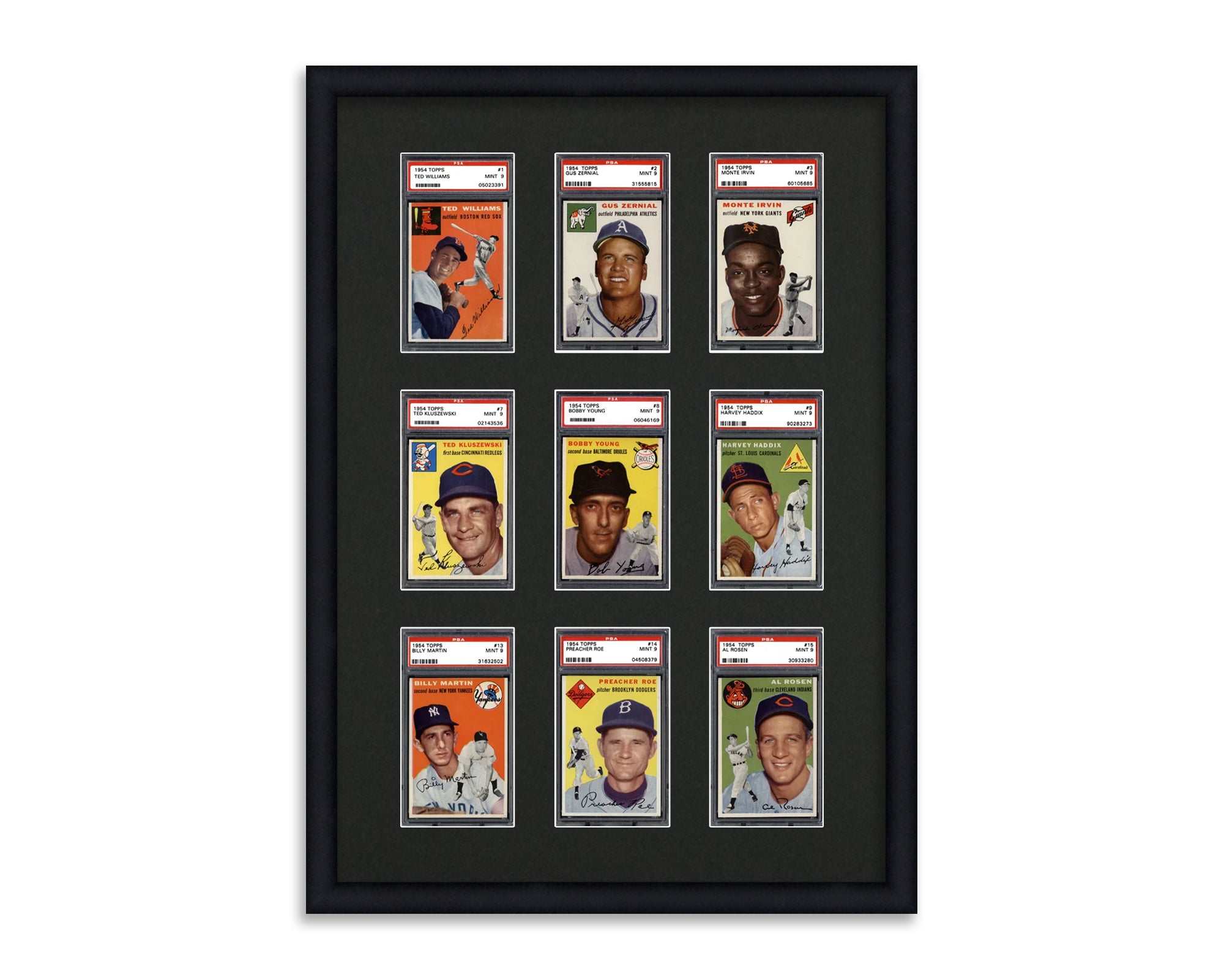 Card Frame Display - 9 Openings for PSA Graded Slabs – Card Frame Shop