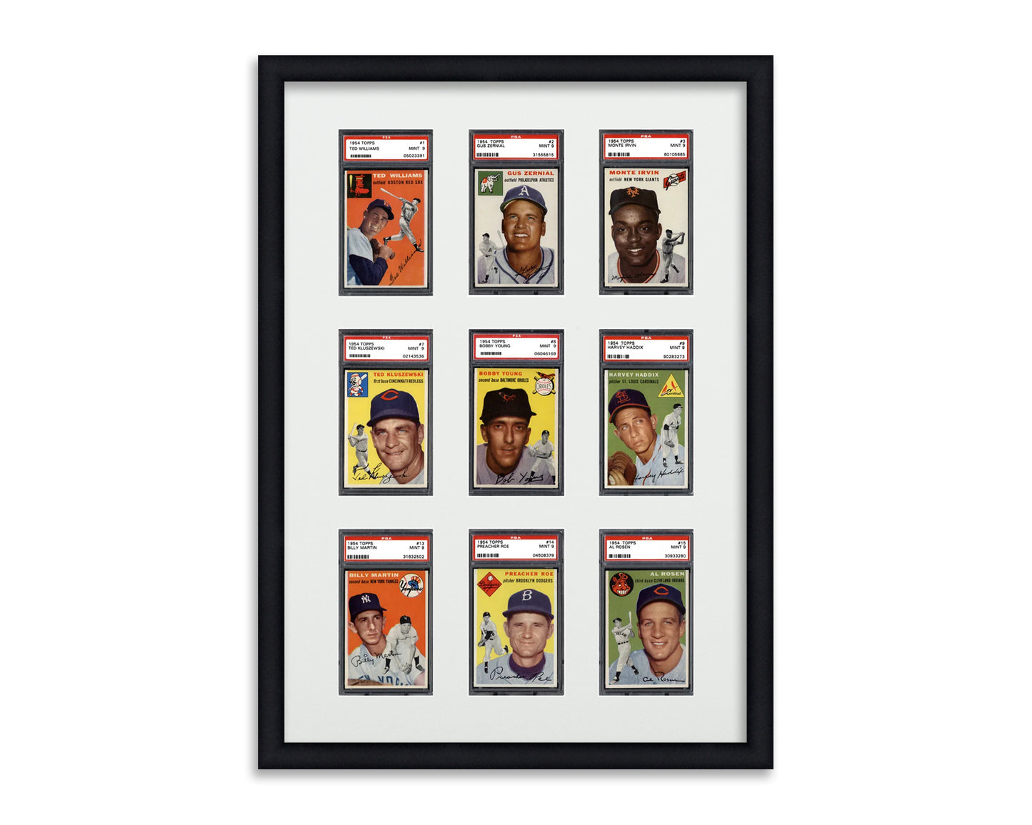 Card Frame Display - 9 Openings for PSA Graded Slabs – Card Frame Shop