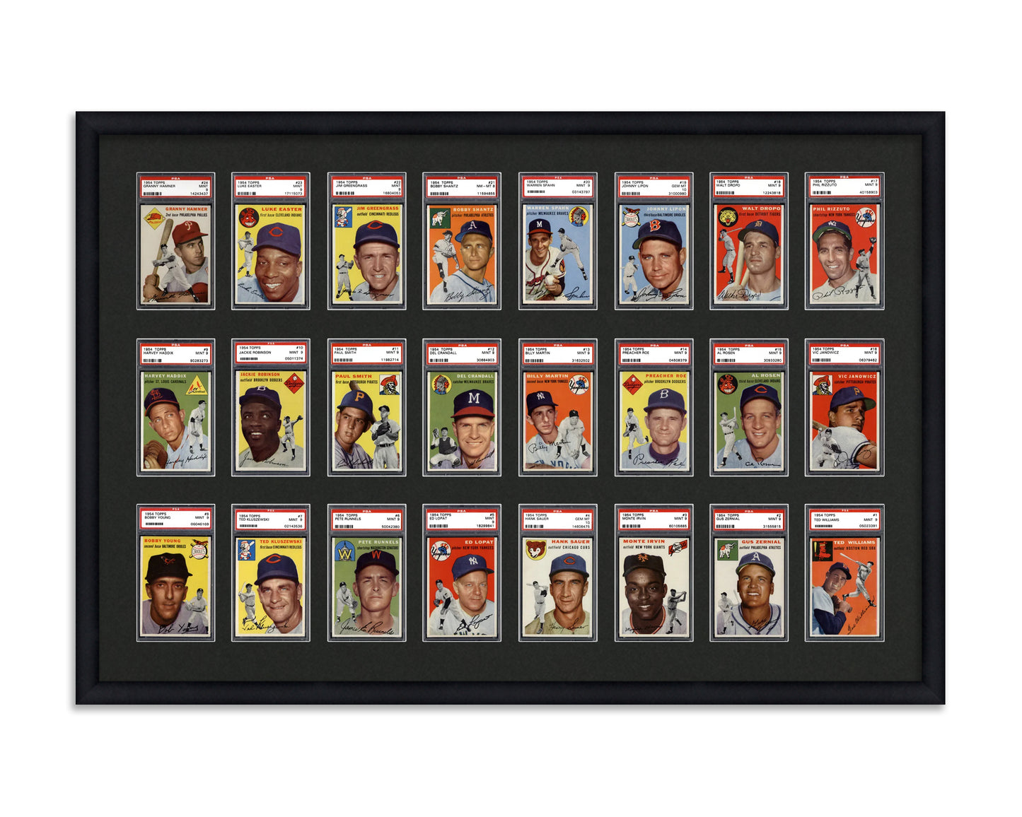 Card Frame Display - 24 Openings for PSA Graded Slabs – Card Frame Shop