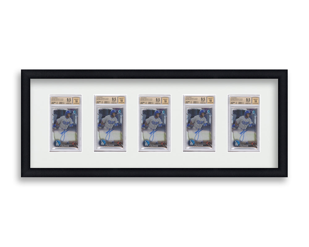 Card Frame Display - 5 Openings for BGS Graded Slabs – Card Frame Shop