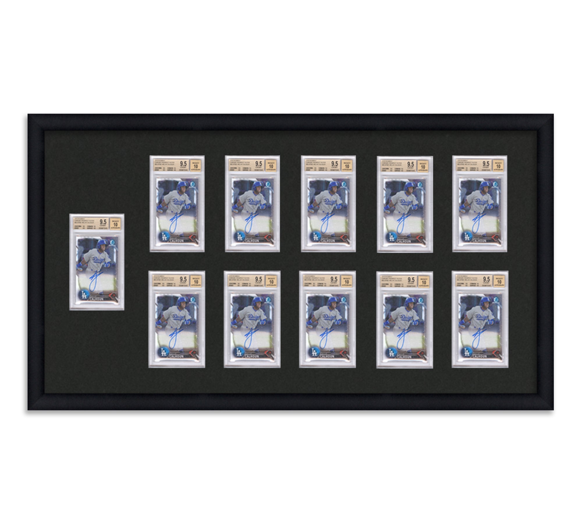 Card Frame Display - 11 Openings for BGS Graded Slabs – Card Frame Shop