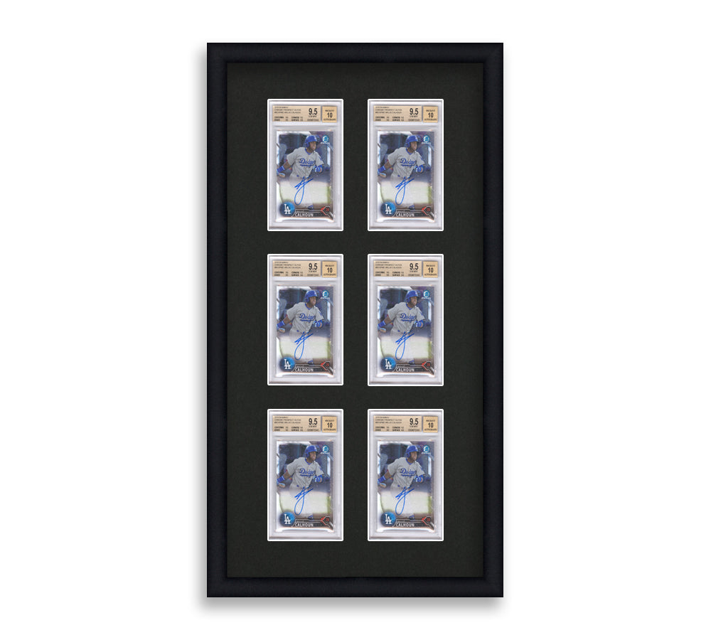 Card Frame Display - 6 Openings for BGS Graded Slabs – Card Frame Shop
