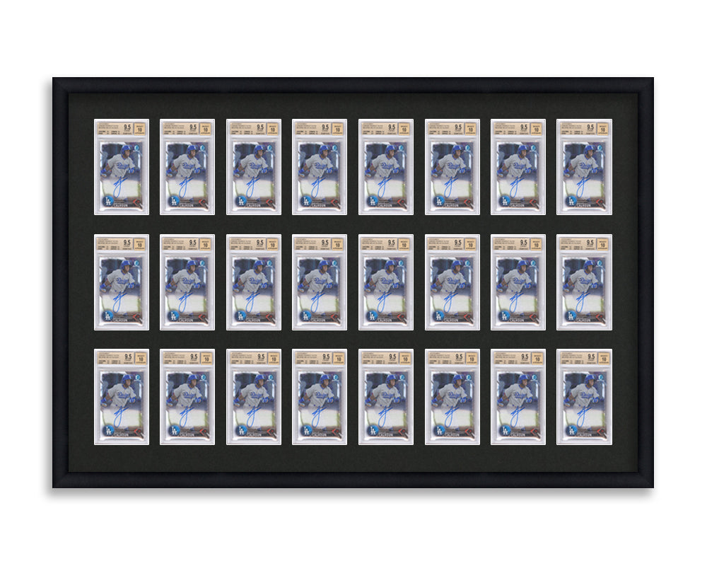 Card Frame Display - 24 Openings for BGS Graded Slabs – Card Frame Shop