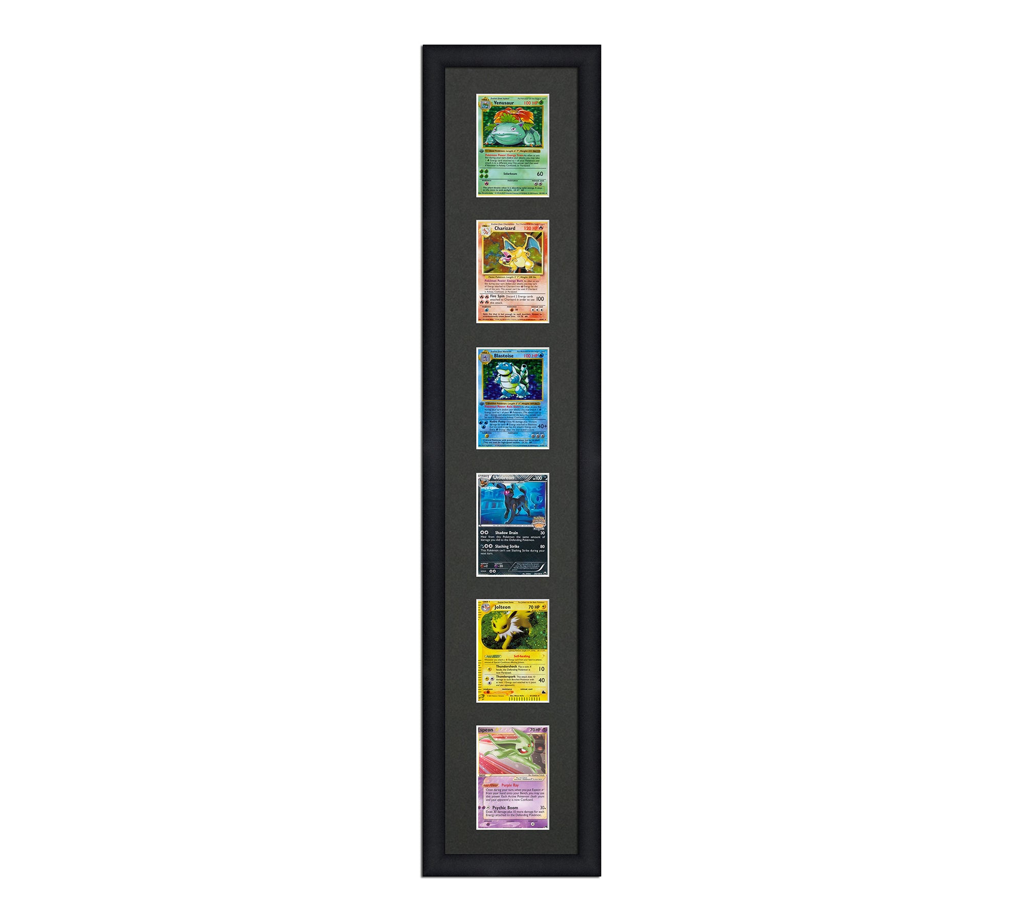 Card Frame Display - 6 Openings for Pokemon, Magic The Gathering, or o ...