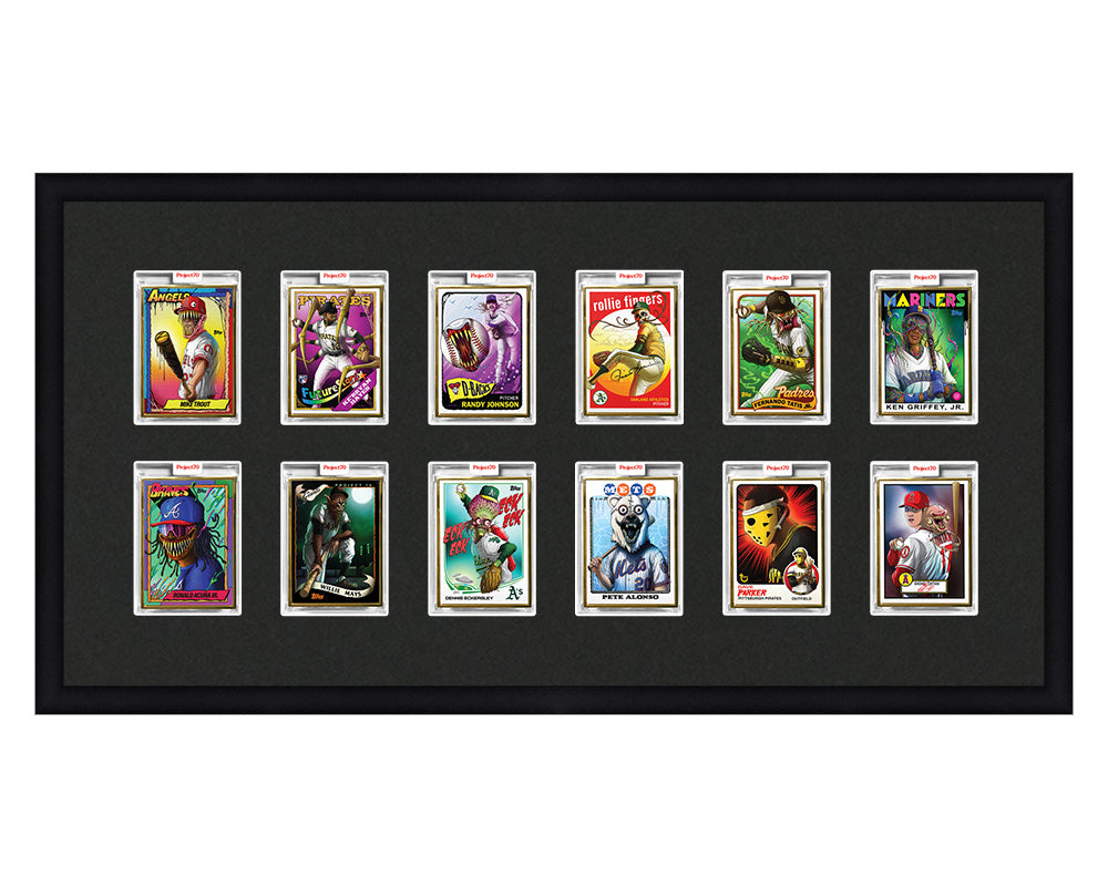 Framed Card Display - 12 Openings for Project 70, Project 100, or Proj ...