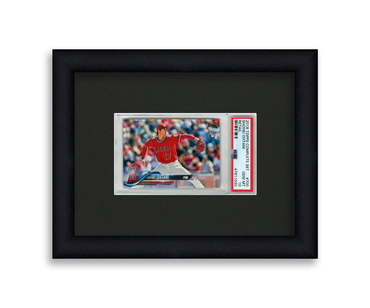 Framed Card Display - 1 Opening for a PSA Graded Slab – Card Frame Shop