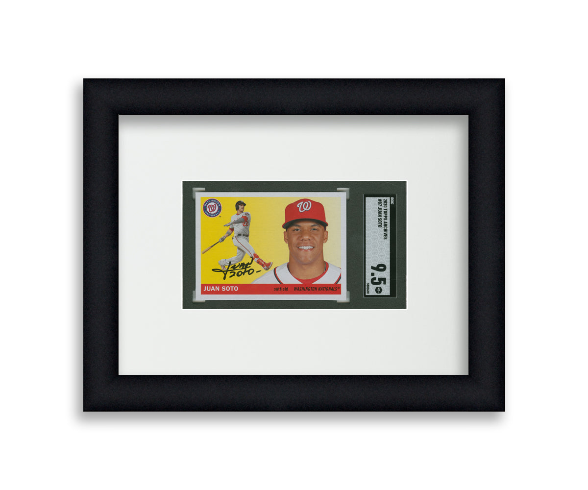 Framed Card Display - 1 Opening for an SGC Graded Slab – Card Frame Shop