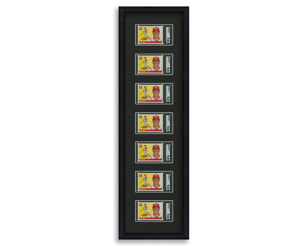 Card Frame Display - 7 Openings for SGC Graded Slabs – Card Frame Shop