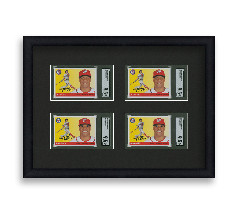 Card Frame Display - 4 Openings for SGC Graded Slabs – Card Frame Shop