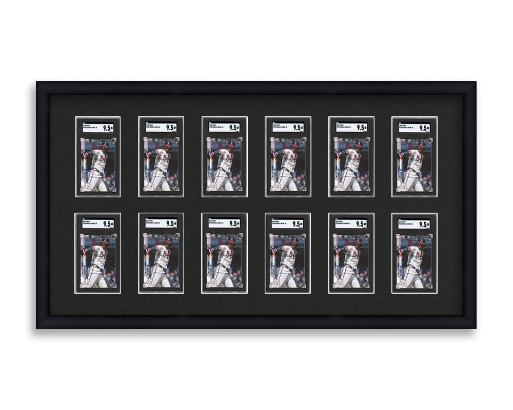 Card Frame Display - 12 Openings for SGC Graded Slabs – Card Frame Shop