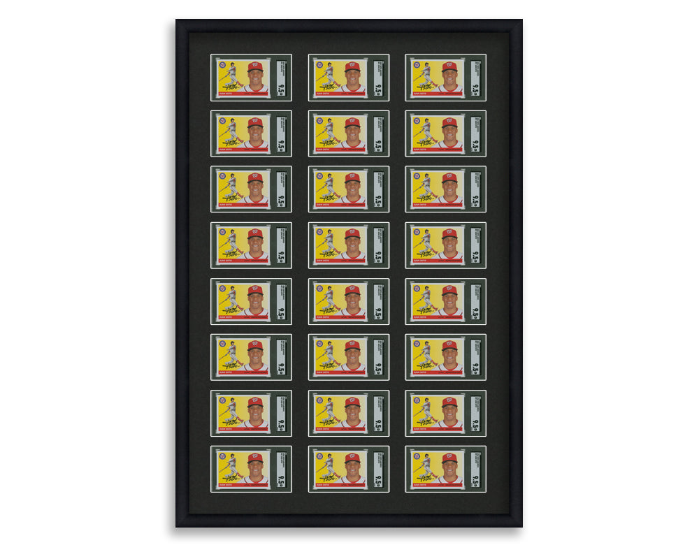 Card Frame Display - 24 Openings for SGC Graded Slabs – Card Frame Shop