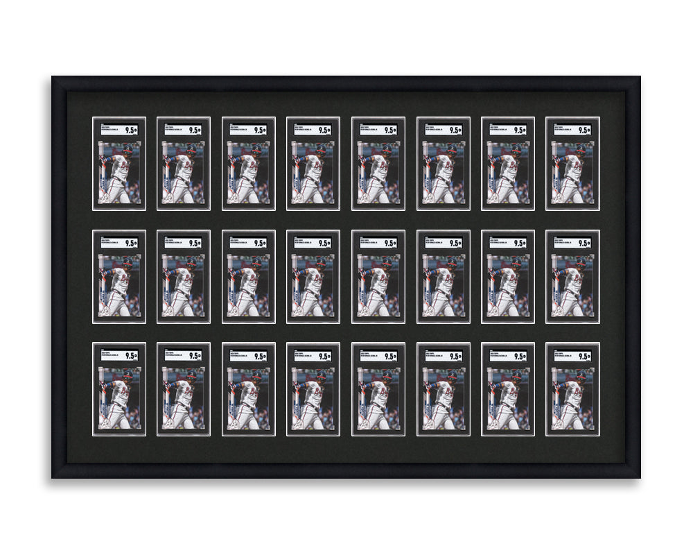 Card Frame Display - 24 Openings for SGC Graded Slabs – Card Frame Shop